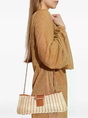Rodo Buckled Clutch Bag - Neutrals