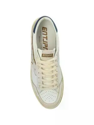 ENTERPRISE JAPAN Star Appliqué Leather Sneakers