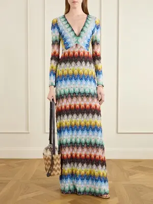 Missoni Striped Raffia Bucket Bag - Neutrals