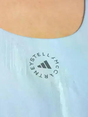 Adidas By Stella McCartney Logo Racerback Tank Top - Blue