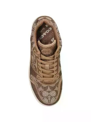 COACH Pattern Lace-up Sneakers