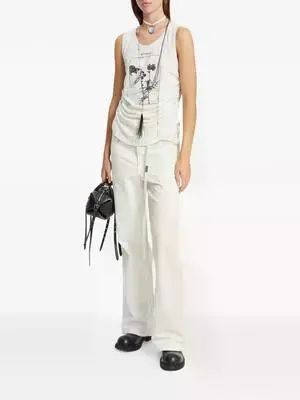 ANN DEMEULEMEESTER Small Leather Tote Bag