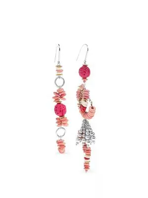 Isabel Marant Étoile Lyna Beaded Drop Earrings - Silver