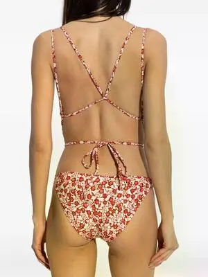 Isabel Marant Étoile Tenisia Floral Swimsuit - White