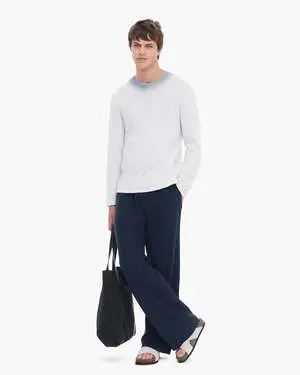 ATM Anthony Thomas Melillo Pique Straight Leg Pull-on Pants