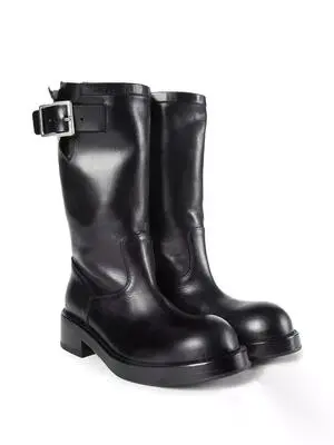 ANN DEMEULEMEESTER Leather Biker Boots