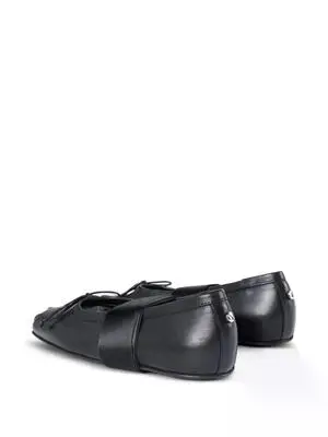 ANN DEMEULEMEESTER Paloma Ribbon Calfskin Ballet Flats