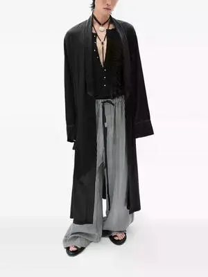 ANN DEMEULEMEESTER Maris Ruffled Long-sleeve Top