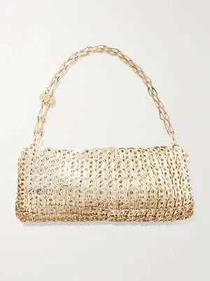 Rabanne Crystal-embellished Chainmail Shoulder Bag