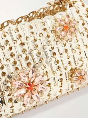 Rabanne Crystal-embellished Chainmail Shoulder Bag