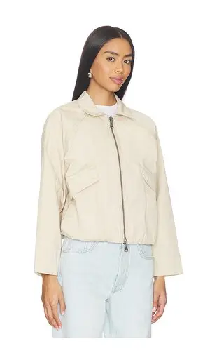 Joe's Jeans Zip Bubble Jacket - Stone