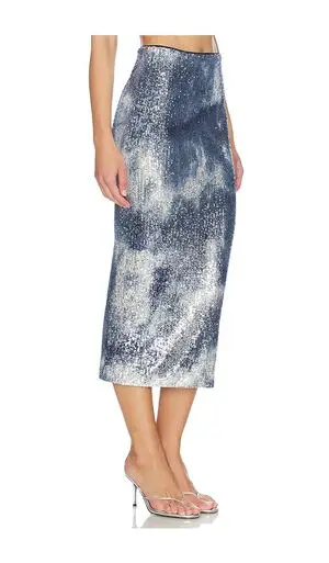 Le Superbe Shibori Shine Liza Skirt