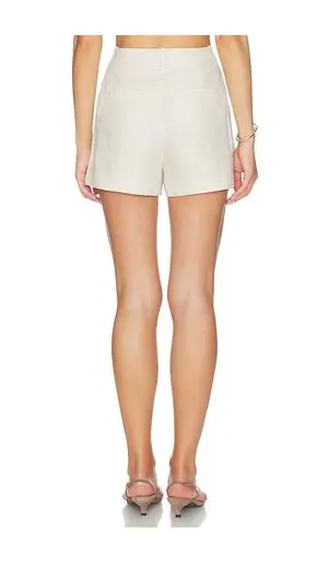 Good American Linen Trouser Shorts