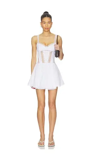Charo Ruiz Ibiza Gardenia Mini Dress - White