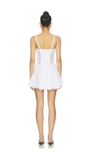 Charo Ruiz Ibiza Gardenia Short Dress - White