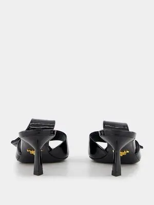 Prada Patent Leather 55mm Slingback Pumps