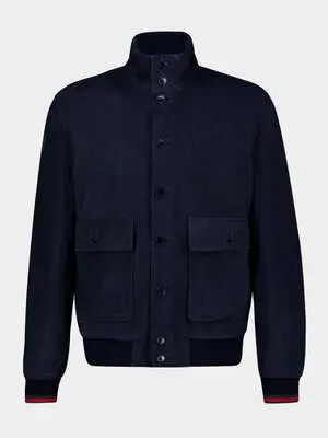 Gucci Suede Bomber Jacket