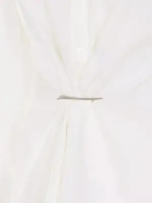 TWINSET Long-sleeve Buttoned Shirt - White