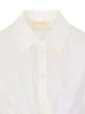 TWINSET Long-sleeve Buttoned Shirt - White