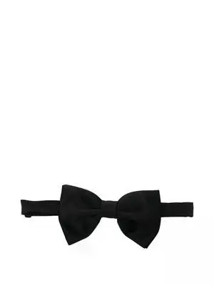 Tagliatore Twill Bow Tie - Black