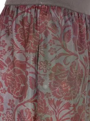 UMA WANG Floral-print Trousers - Red