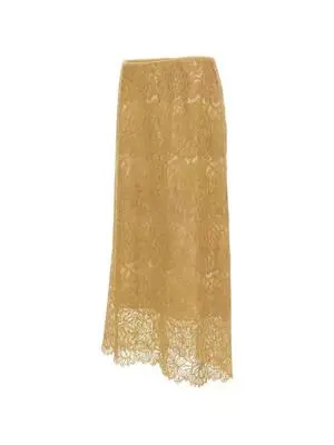 Vince Lace Midi Skirt - Neutrals