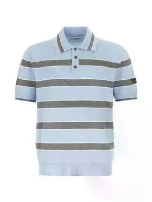 Iceberg Regular-fit Striped Cotton Polo Shirt
