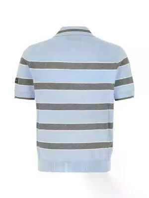 Iceberg Regular-fit Striped Cotton Polo Shirt