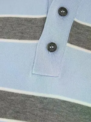 Iceberg Regular-fit Striped Cotton Polo Shirt