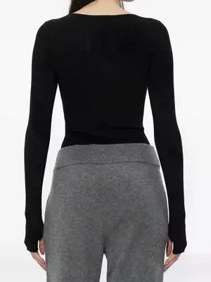 ENTIRE STUDIOS Long-sleeve Bodysuit - Black