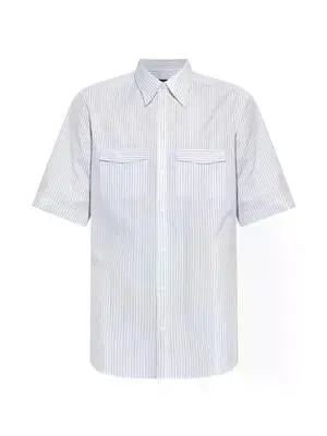 Dolce & Gabbana Striped Pocket Shirt - White