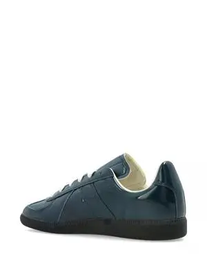 Adidas Lace-up Leather Sneakers - Blue