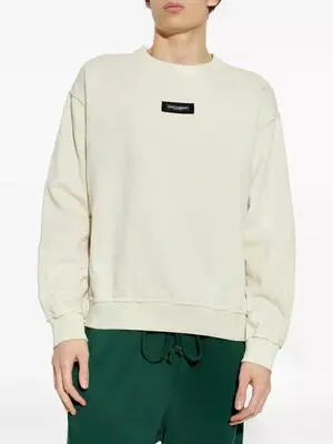 Dolce & Gabbana Raw-trim Sweatshirt - Neutrals
