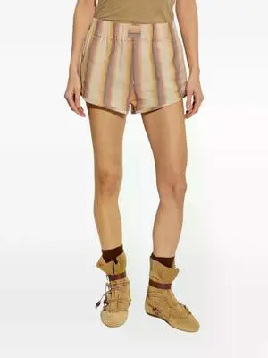 Isabel Marant Étoile Melinea Striped Shorts - Neutrals