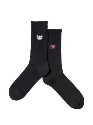 KAWS Uniqlo Warhol Embroidered Motif Socks