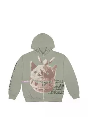 TRAVIS SCOTT Zip-up Hoodie - Green