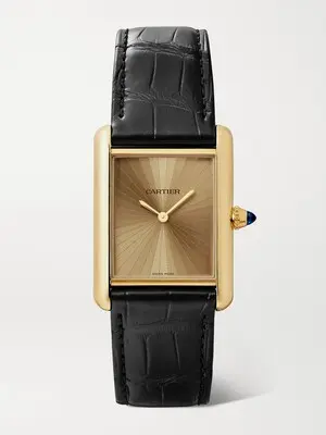 Cartier 18-karat Tank Louis Watch - Gold