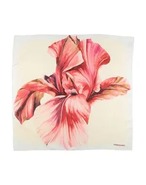 FERRAGAMO Scarf Silk - White