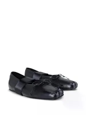 ANN DEMEULEMEESTER Paloma Ribbon Calfskin Ballet Flats