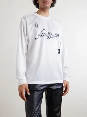Acne Studios Erwin Logo Jersey T-shirt - White