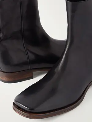 Acne Studios Bebe Leather Chelsea Boots - Black