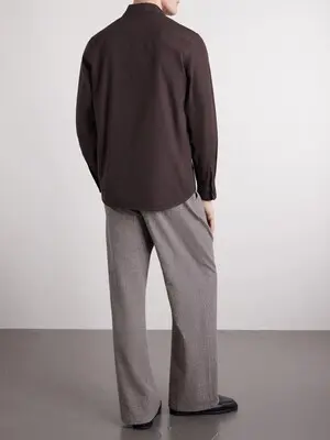 A.p.c. Warren Organic Cotton Shirt - Brown