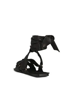 Khaite Boden Tie Flat Sandals