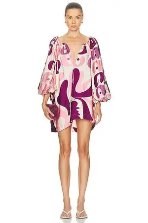 ADRIANA DEGREAS Floral Mini Dress - Unique