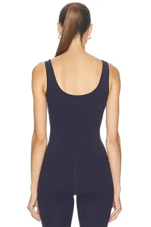 437 Square Tank Top - Navy