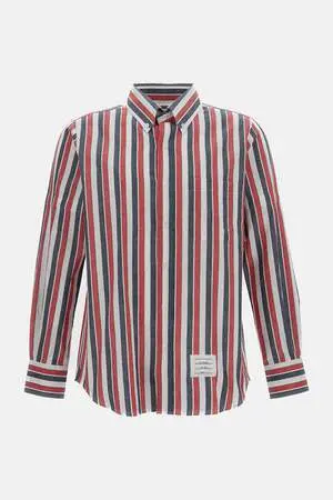 Thom Browne CAMICIA A RIGHE IN COTONE Multicolor