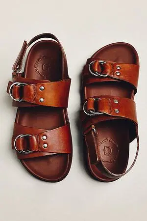 Grenson Dava Double-strap Buckle Sandals
