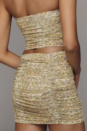 AFRM Marta Mini Skirt - Sunlight Tile