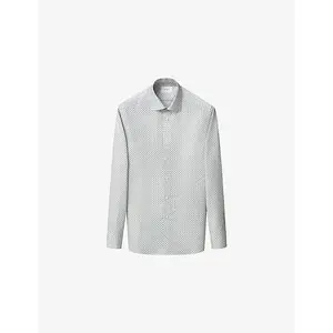 Eton Motif Contemporary-fit Cotton-twill Shirt