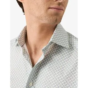 Eton Motif Contemporary-fit Cotton-twill Shirt